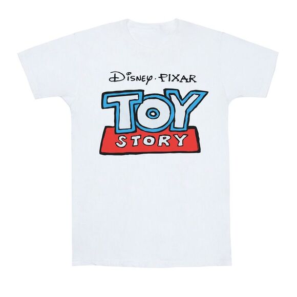 Disney | Shirts | Disney Mens Toy Story Cartoon Logo Tshirt White ...